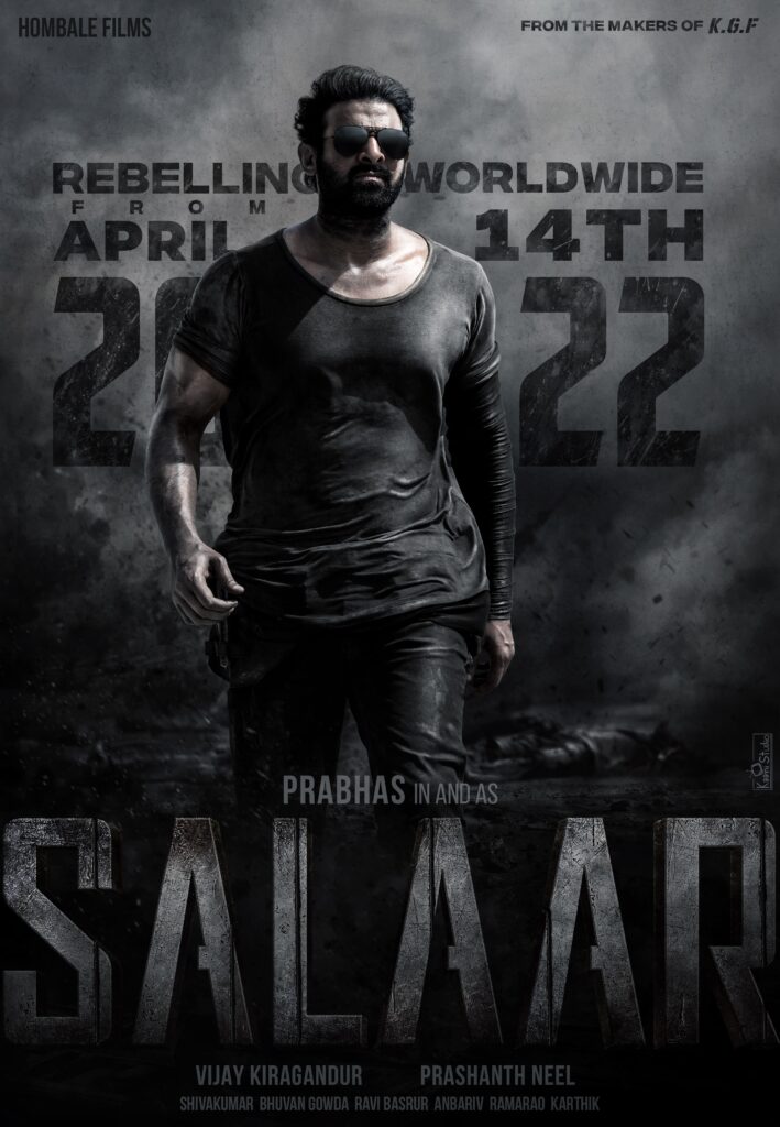 Prabhas Starrer Salaar Movie Officially Releasing On April 14, 2022